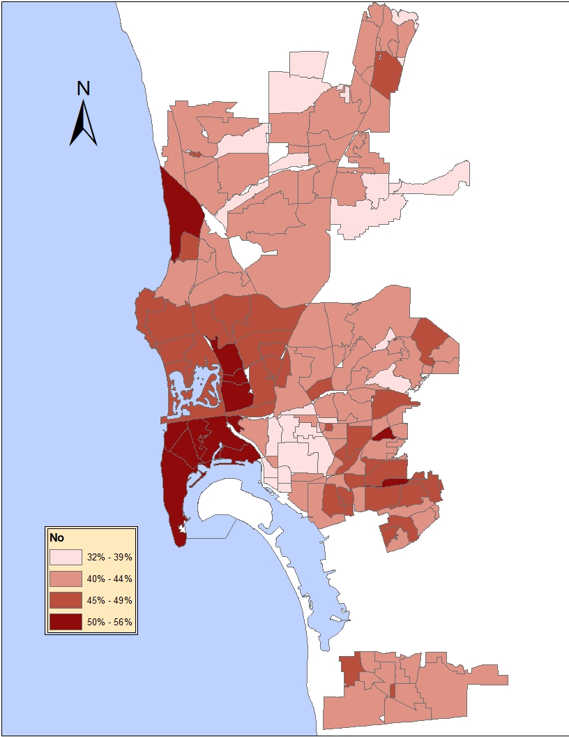 Environment Report: Coastal Neighborhoods Supported Measure E Least